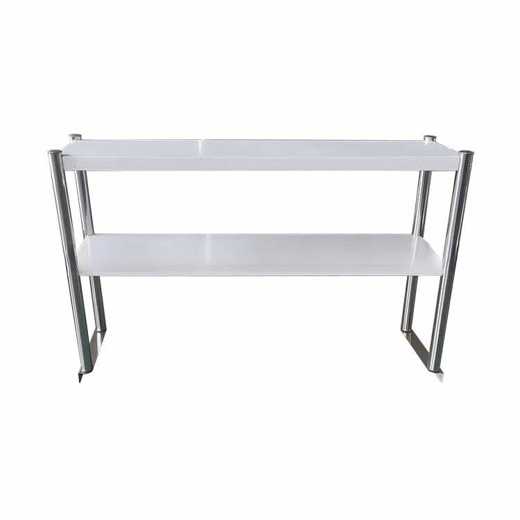 Custom Logo Polished Stainless Steel Shelf Two Tier Countertop ...