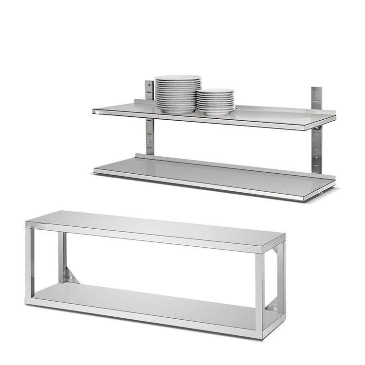 Restaurant Commercial Kitchen Wall Shelf Rack Stainless Steel For ...
