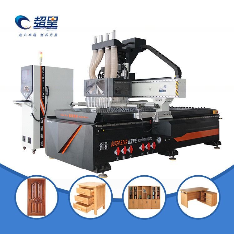 1300×2500mm CNC Wood Router Machine For Kitchen Cabinet And Furniture ...