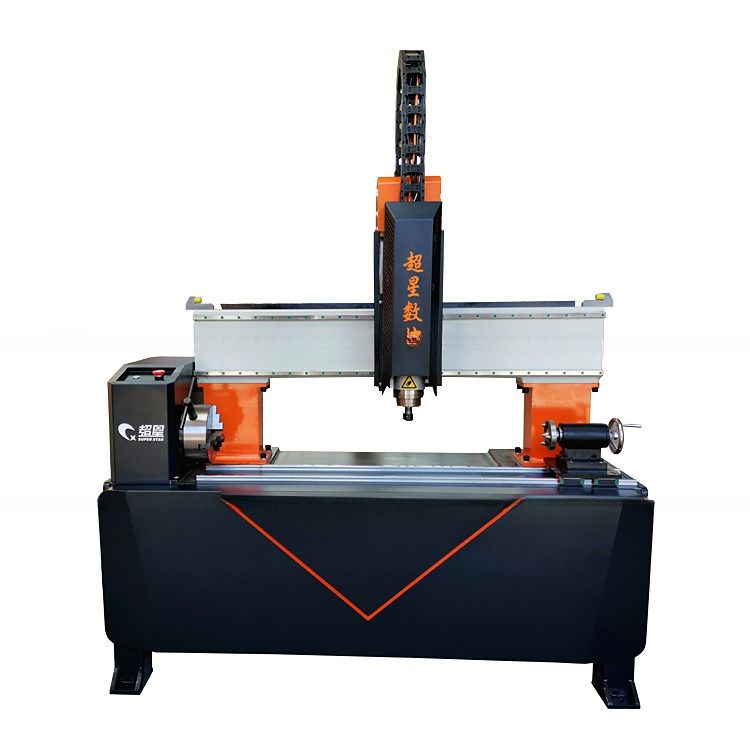 3D 4 Axis Rotary Cylinder Engraving Wood CNC Router Machine For ...